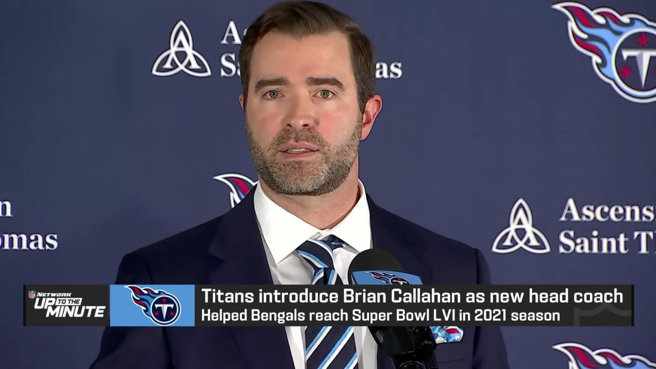 Brian Callahan's introductory press conference as Tennessee Titans' new head coach