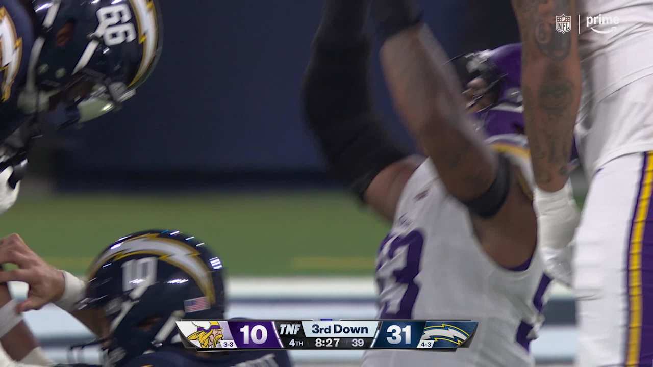 Minnesota Vikings defensive end Jonathan Allen notches Vikings' second ...