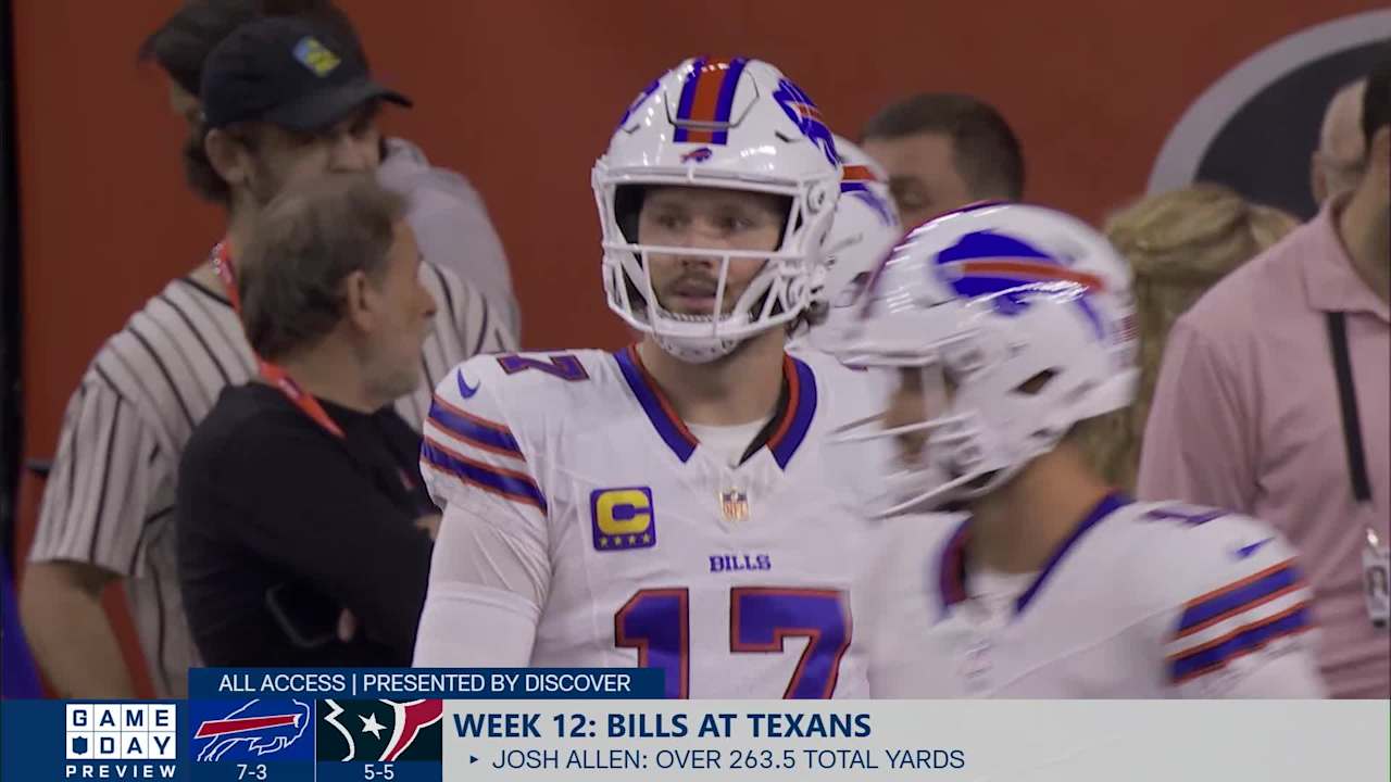 Bills vs. Texans Week 12 Preview | All Access presented by Discover