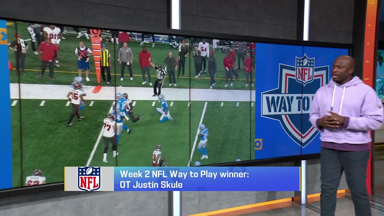 NFL Way to Play Week 2: Justin Skule's 'textbook' blocking technique | 'GMFB'