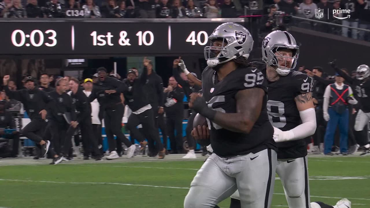 Can't-Miss Play: Big-man touchdown! Las Vegas Raiders defensive tackle ...