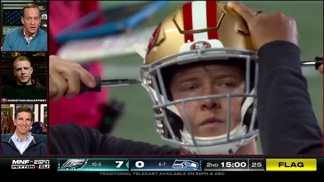 San Francisco 49ers running back Christian McCaffrey shares his opinions on RPOs and offensive plays