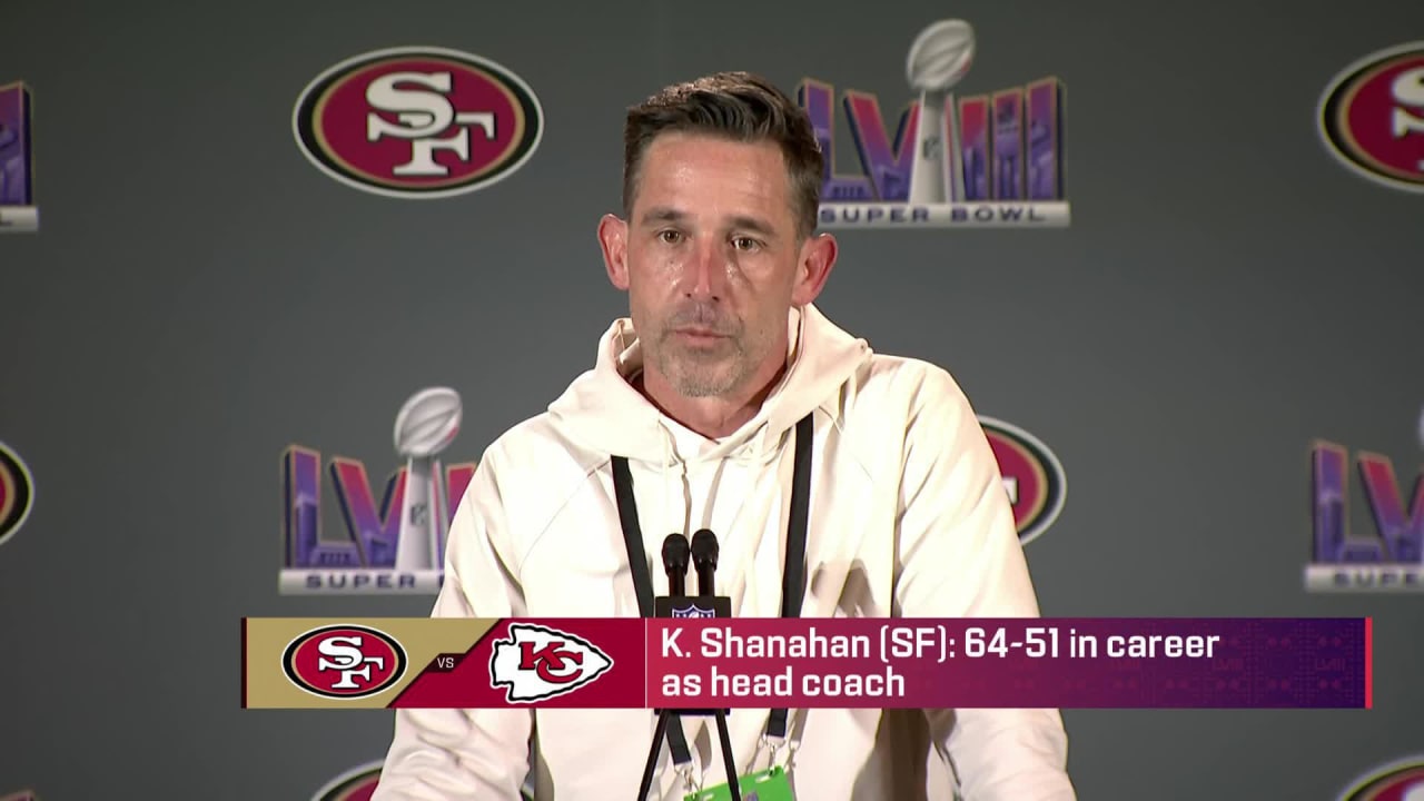 San Francisco 49ers head coach Kyle Shanahan talks about his family ...