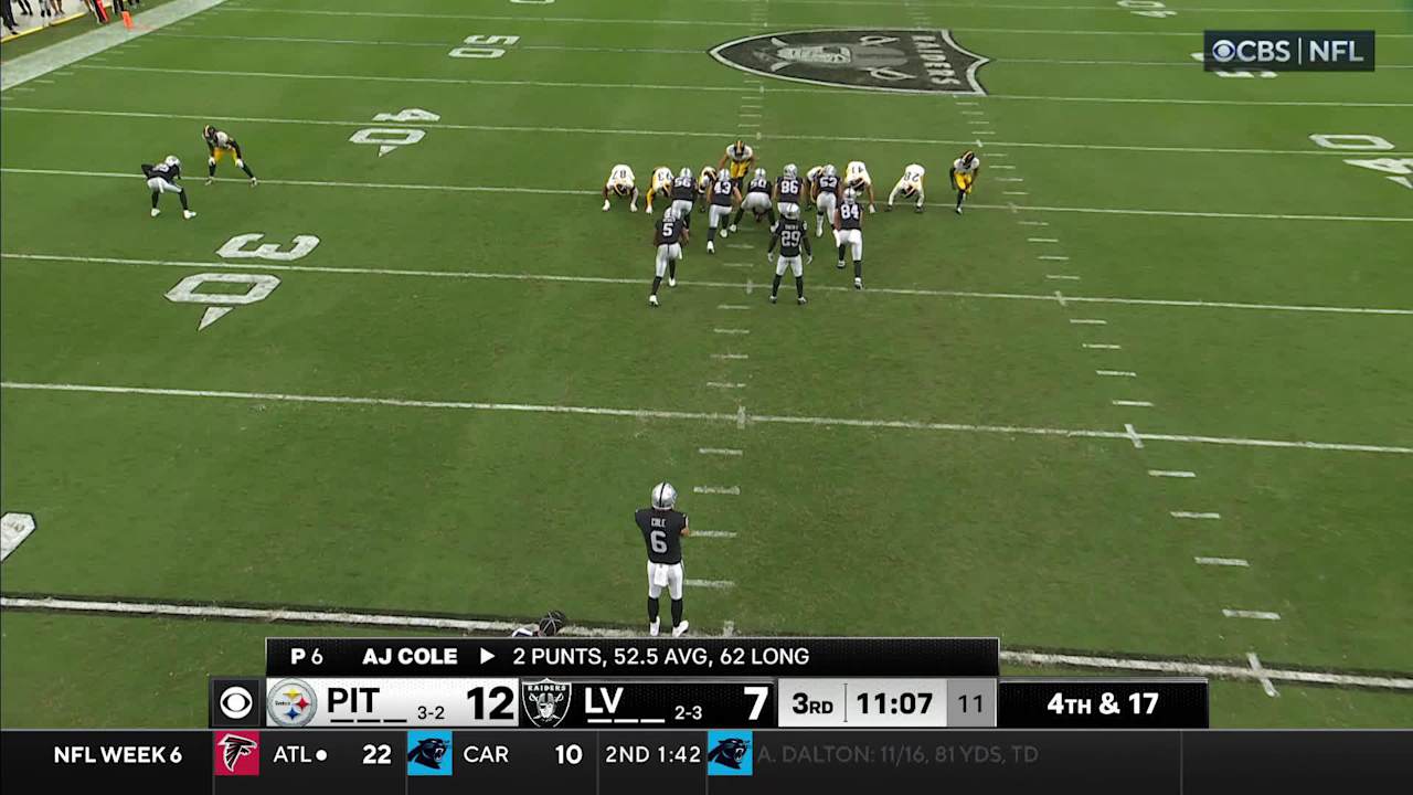 Can't-Miss Play: Pittsbutgh Steelers linebacker Jeremiah Moon blocks A ...