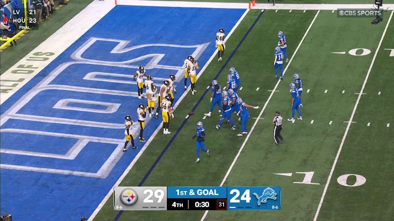 Detroit Lions wide receiver Isaac TeSlaa's offensive pass interference ...