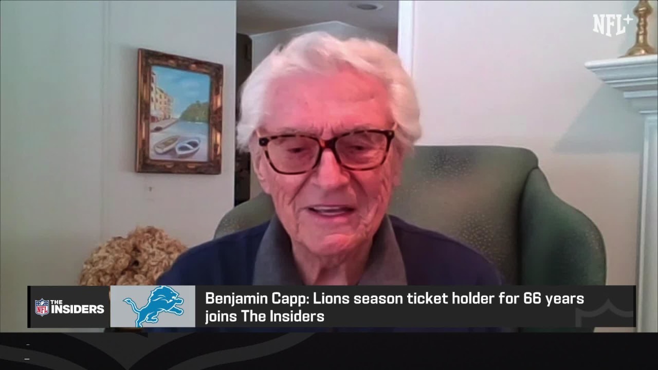 Benjamin Capp, Detroit Lions season ticket holder for 66 years, joins ...