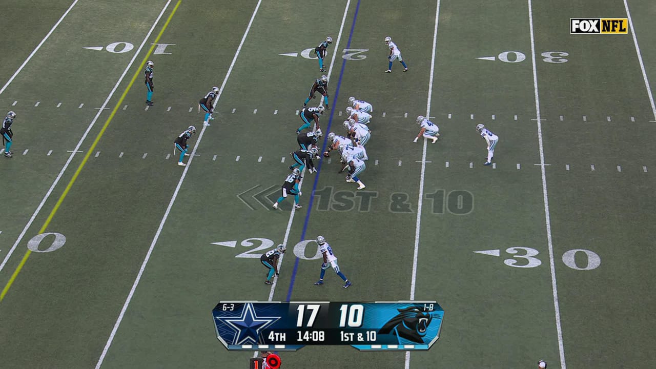 Dallas Cowboys running back Tony Pollard scores his first touchdown ...