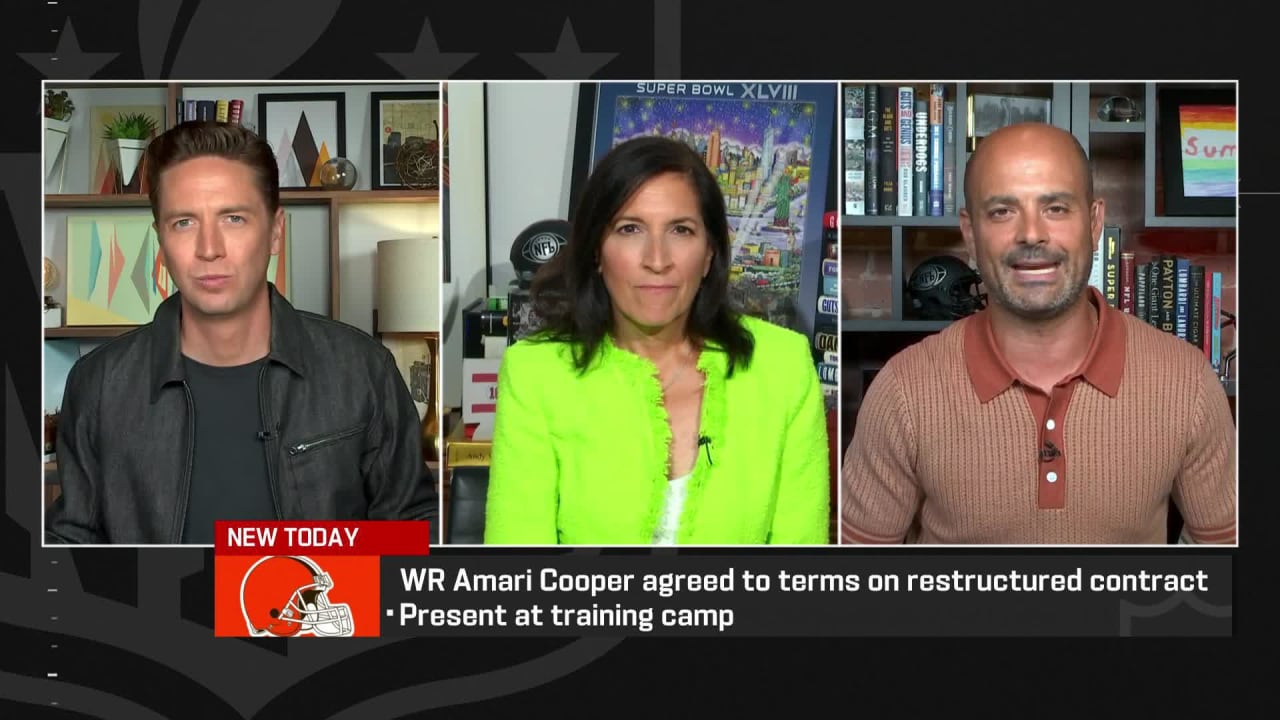 NFL Network insider Mike Garafolo: Cleveland Browns wide receiver Amari Cooper reporting to ...