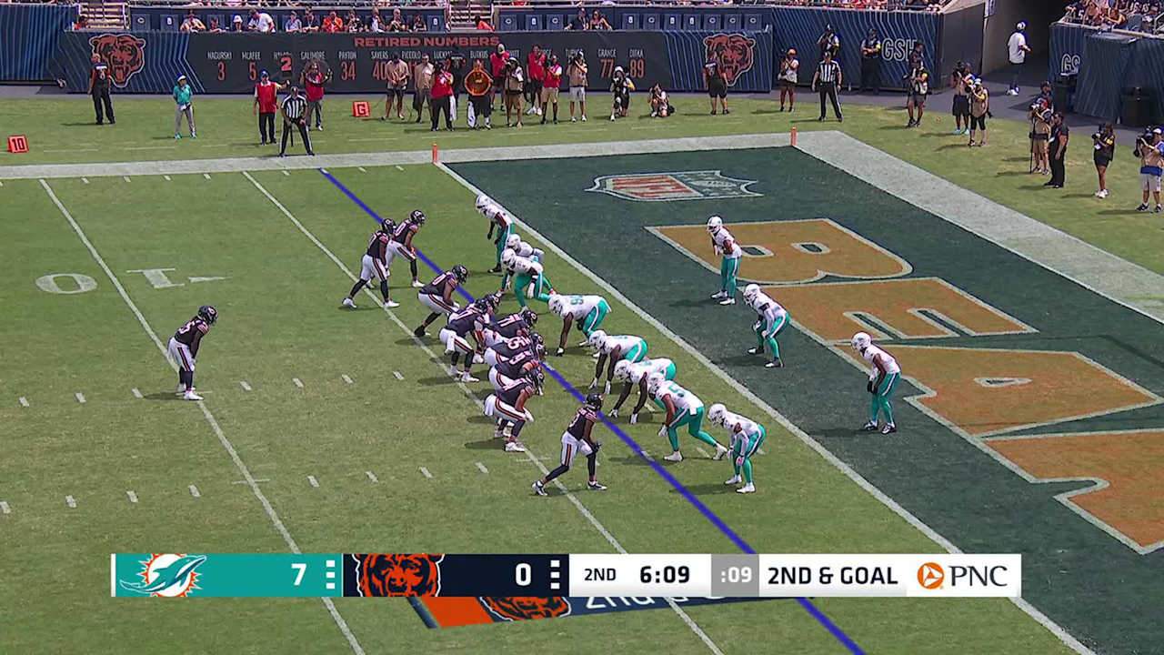 Miami Dolphins' linebacker Derrick McLendon's red-zone sack forces ...