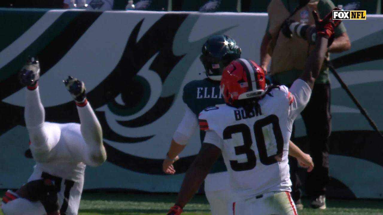 Can't-Miss Play: 50-yard touchdown! Cleveland Browns' blocked field ...