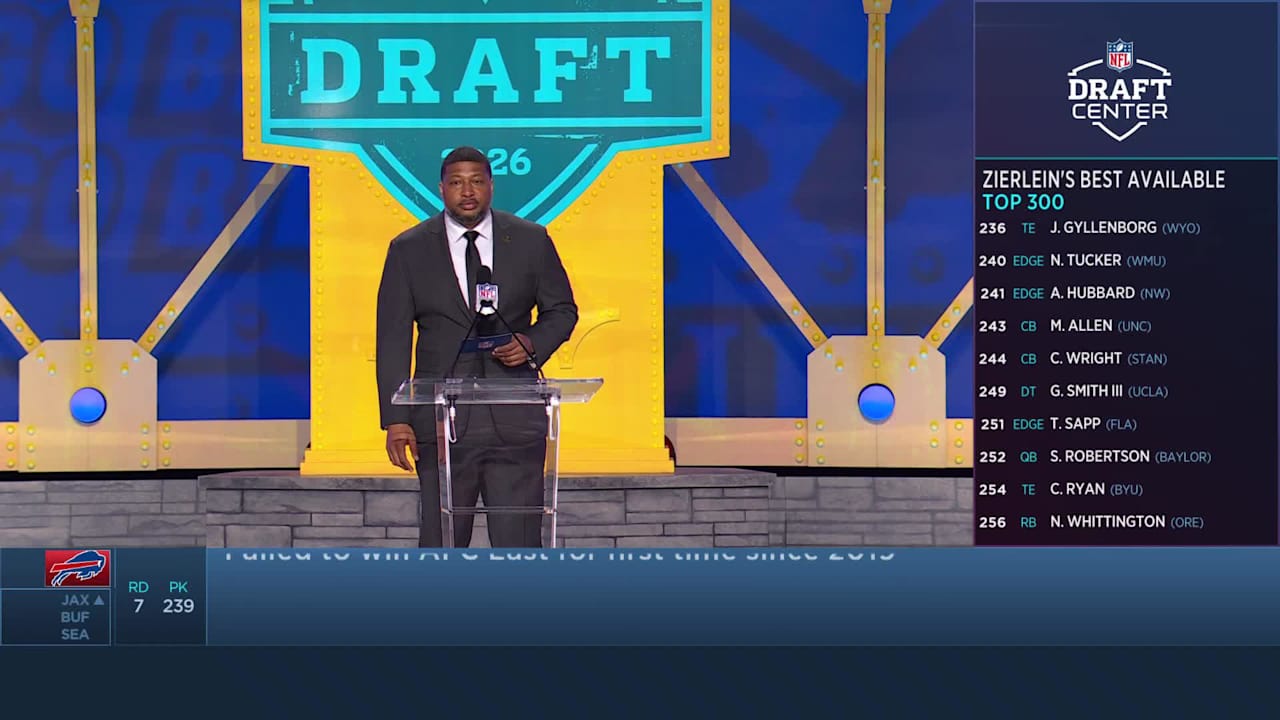 Buffalo Bills select punter Tommy Doman Jr. with No. 239 pick in 2026 draft