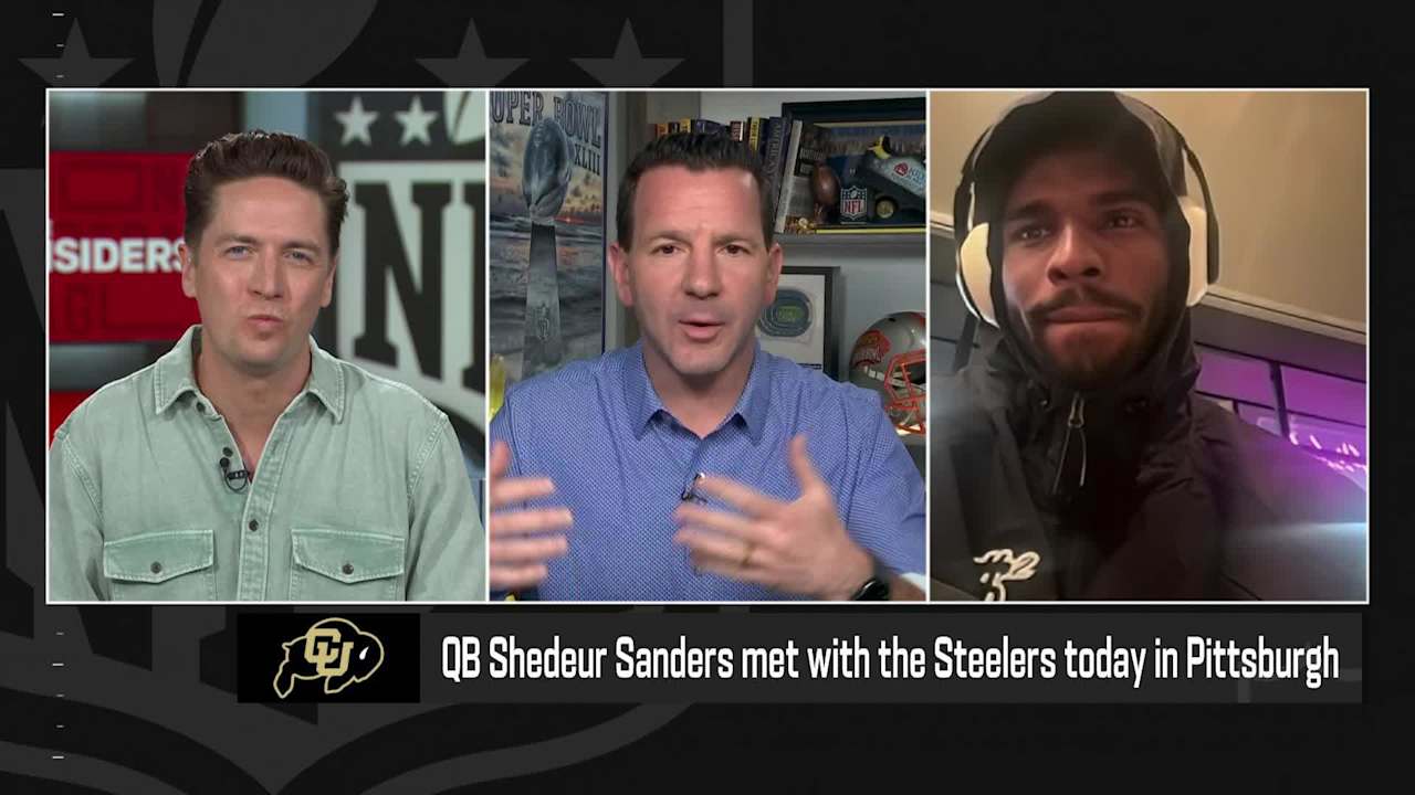 Quarterback Shedeur Sanders joins 'The Insiders' following his meeting ...