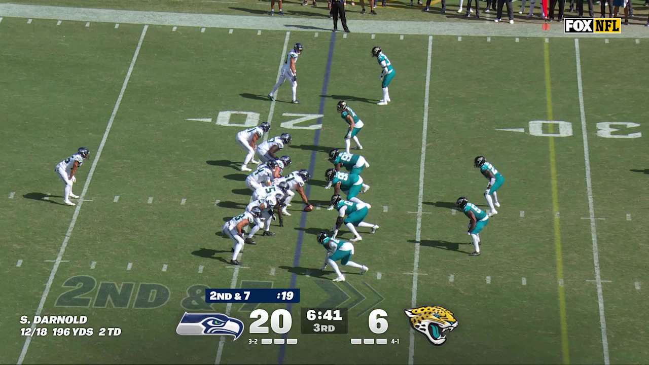 Seattle Seahawks wide receiver Jaxon Smith-Njigba's second toe-tap ...