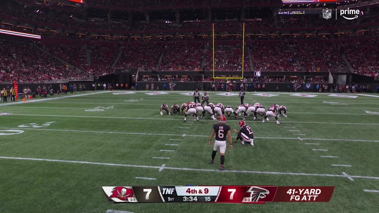 Atlanta Falcons kicker Younghoe Koo's first missed field goal of 2024 ...