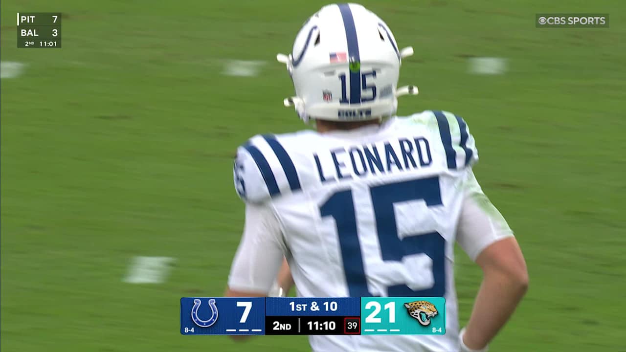 Jump-pass alert! Indianapolis Colts rookie quarterback Riley Leonard ...