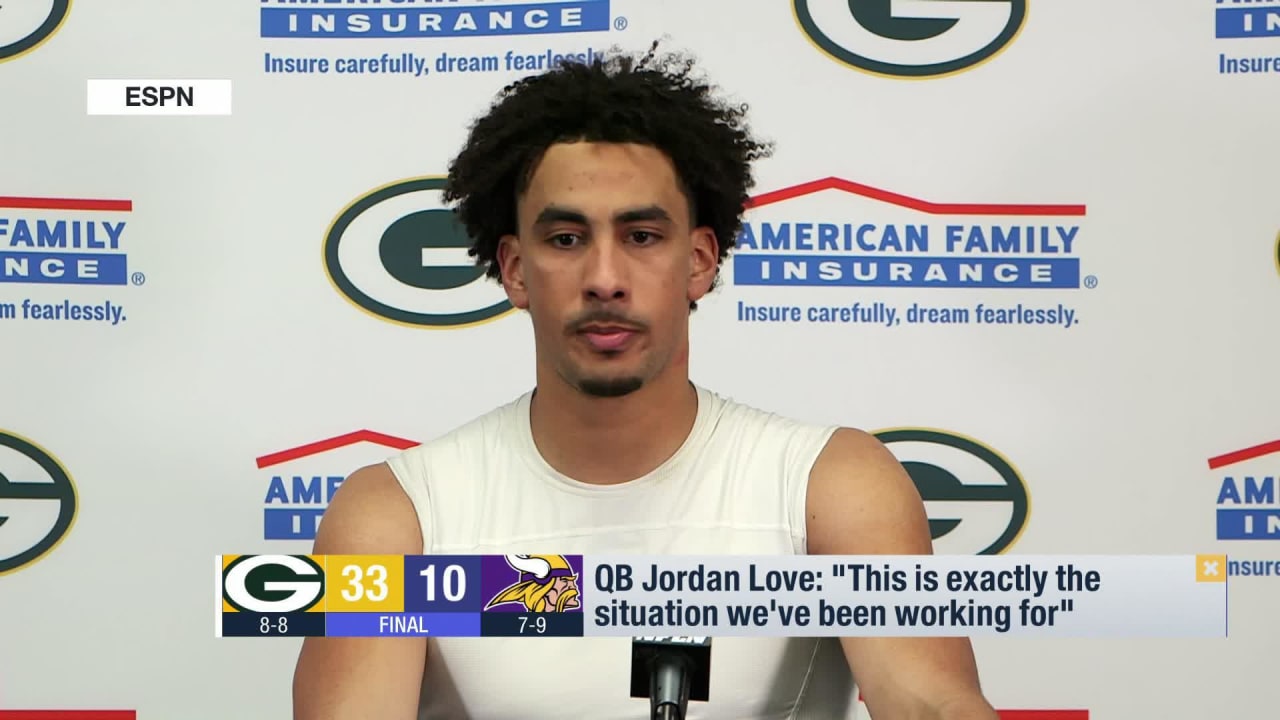 Green Bay Packers quarterback Jordan Love: 'This is exactly the ...