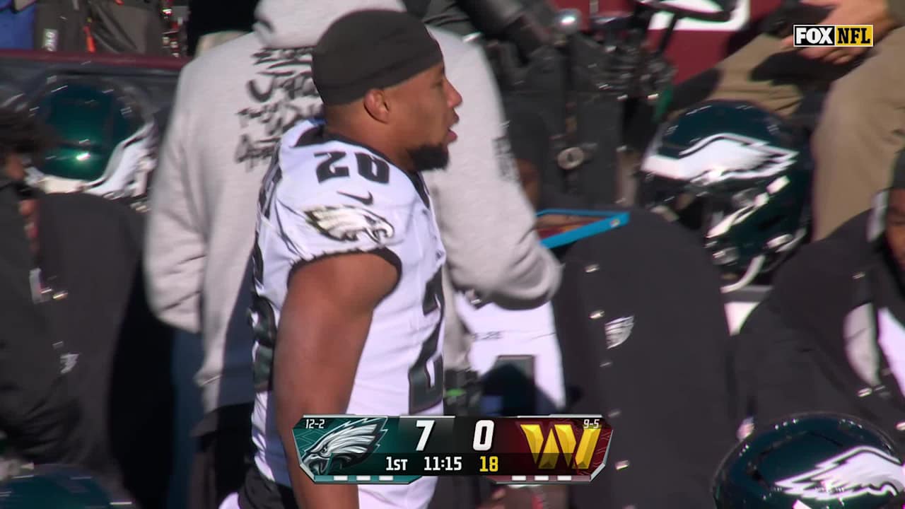 Washington Commanders' wide receiver Luke McCaffrey's 47-yard kick ...