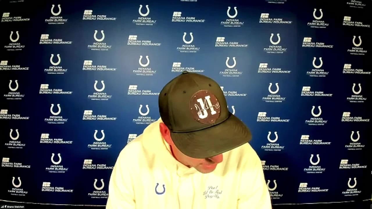 Indianapolis Colts head coach Shane Steichen on Daniel Jones season ending Achilles injury ...