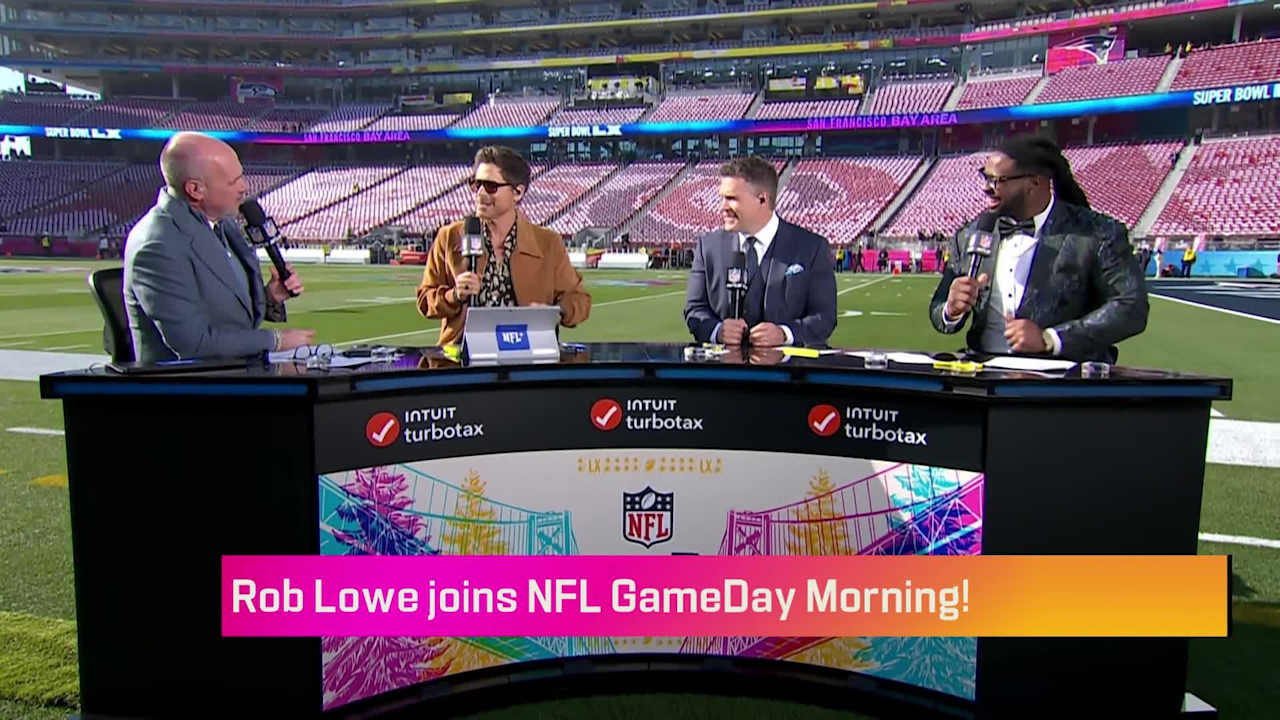 Actor Rob Lowe joins 'NFL GameDay Morning' to talk about the game day ...