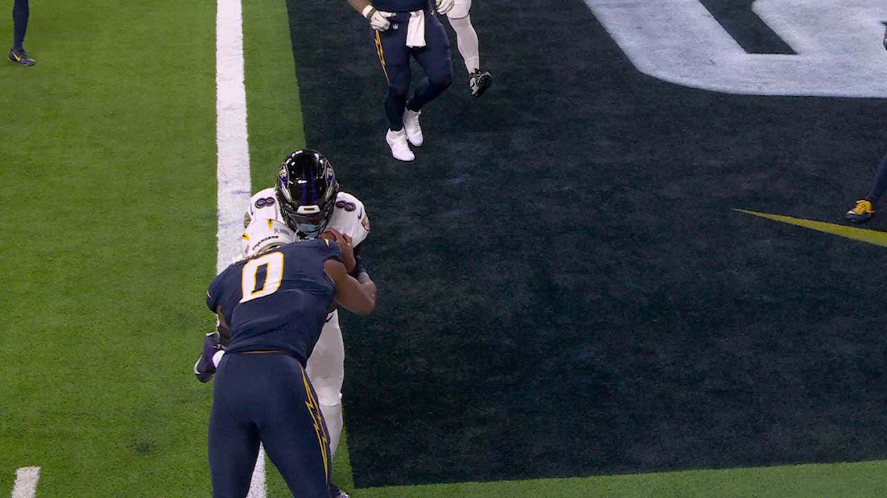 Baltimore Ravens quarterback Lamar Jackson’s third rush TD of 2024 ...