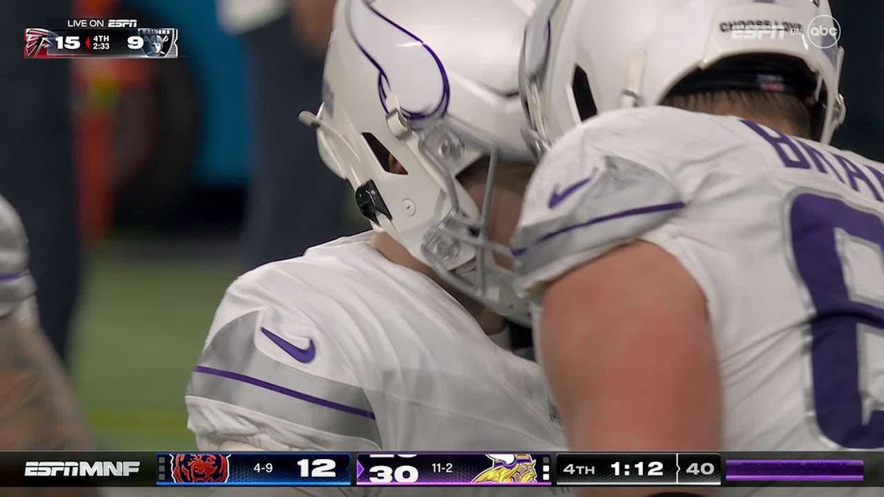 Minnesota Vikings kicker Will Reichard's 46-yard field goal brings ...