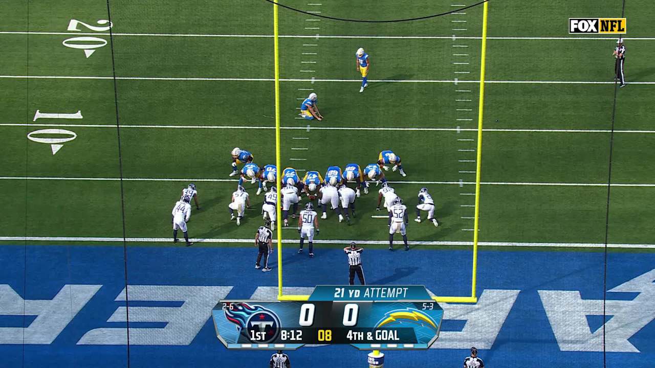 Los Angeles Chargers kicker Cameron Dicker's 21-yard field goal opens ...