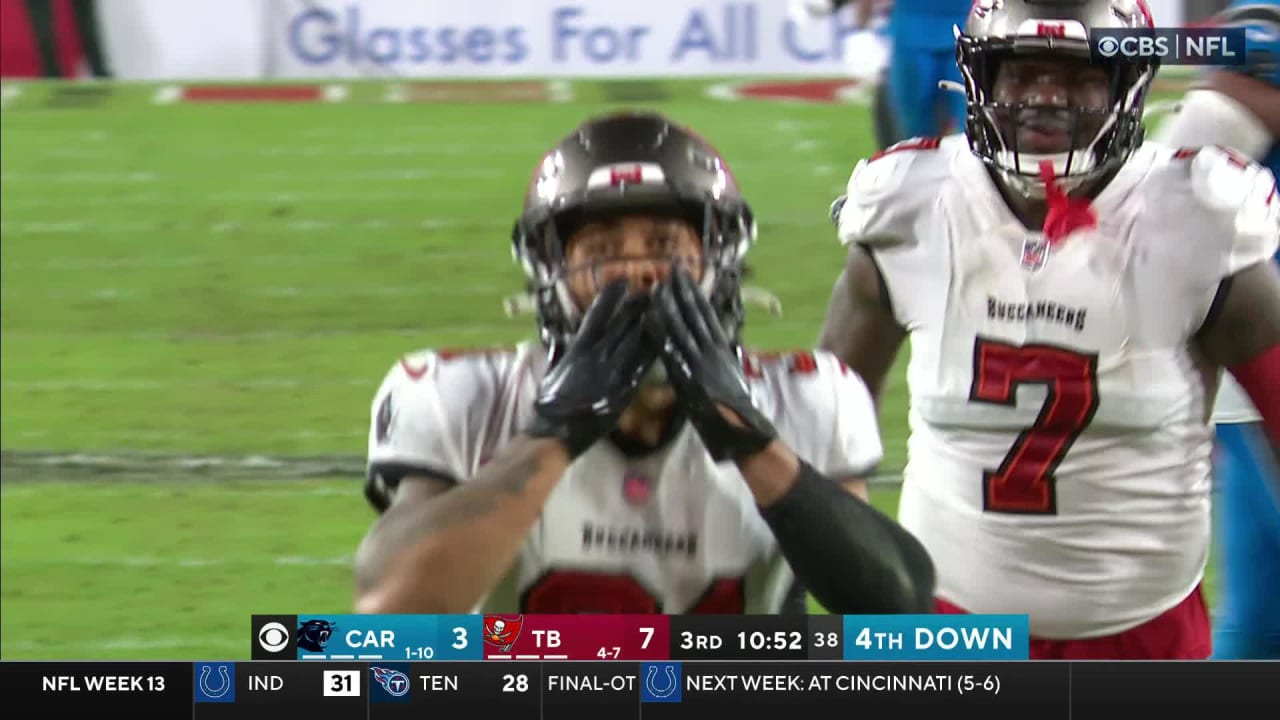 Tampa Bay Buccaneers safety Antoine Winfield Jr. collapses pocket to ...