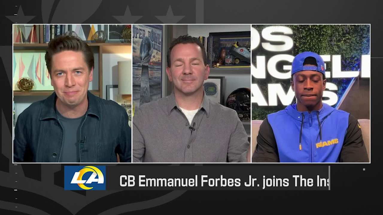 Los Angeles Rams cornerback Emmanuel Forbes Jr. joins 'The Insiders ...
