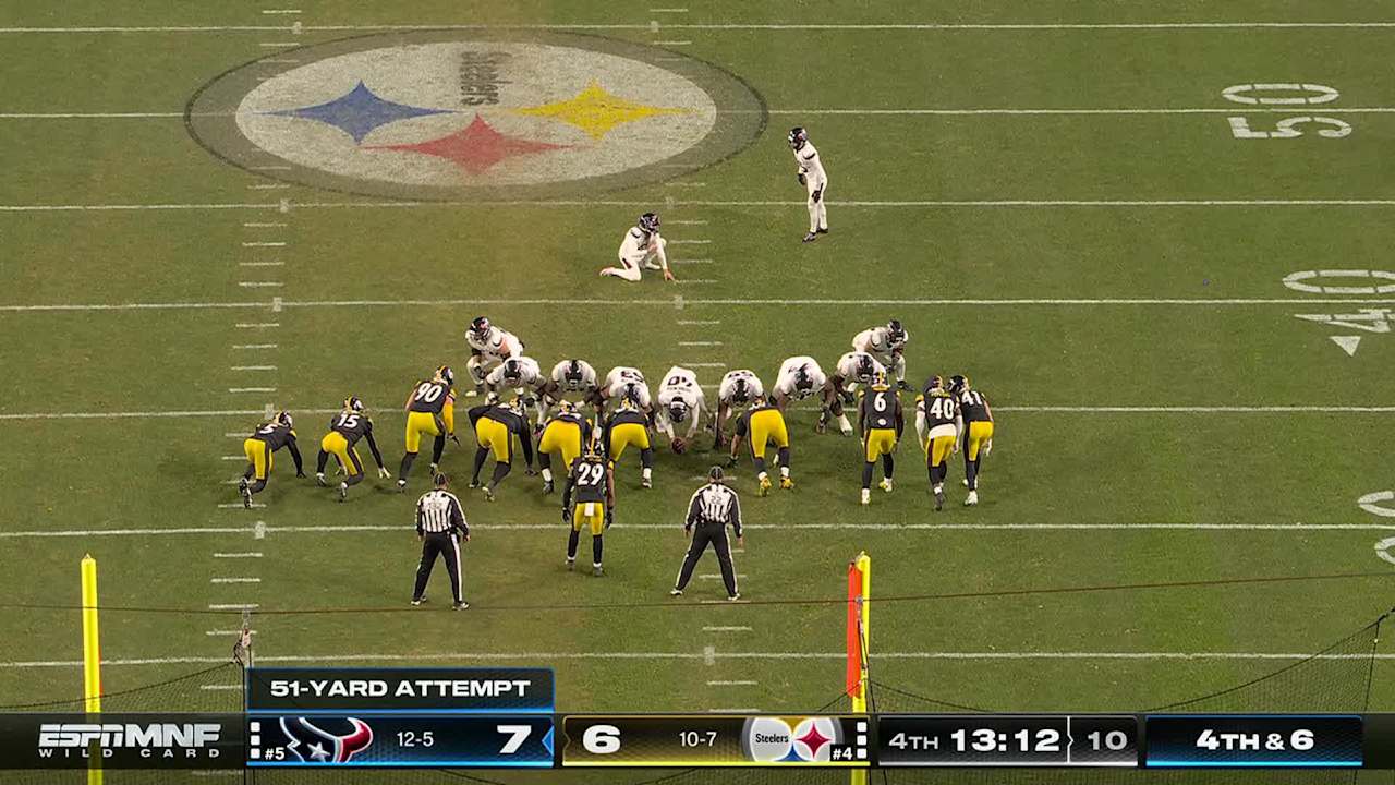 Houston Texans kicker Ka'imi Fairbairn splits the uprights on 51-yard ...