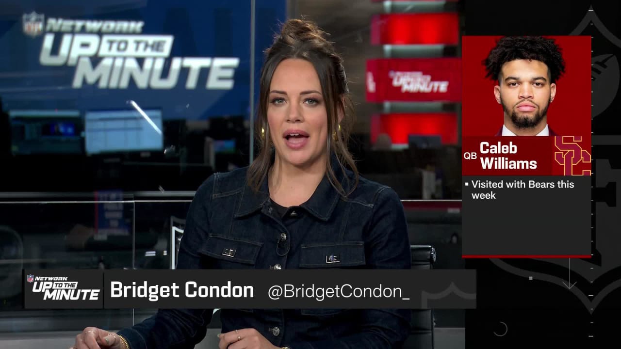 NFL Network's Bridget Condon: Chicago Bears hosting quarterback Caleb ...