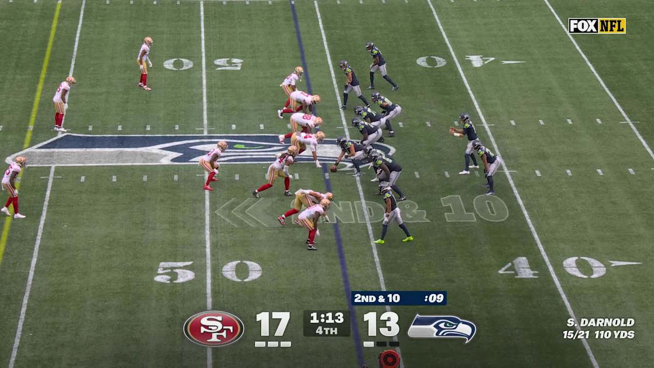 Can't-Miss Play: Seattle Seahawks' quarterback Sam Darnold's 40-yard dime to wide receiver Jaxon ...