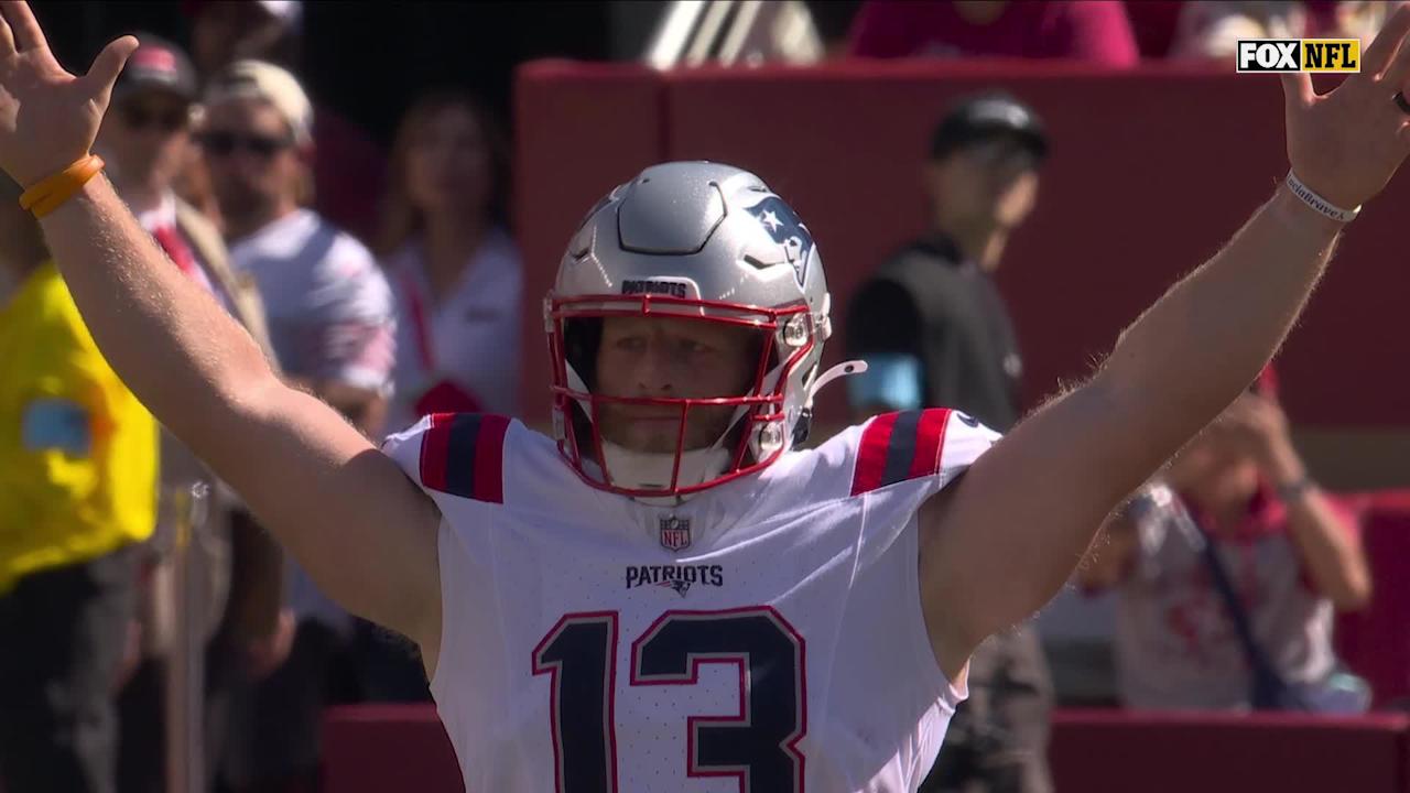 New England Patriots kicker Joe Slye's 63-yard field goal gets Patriots ...