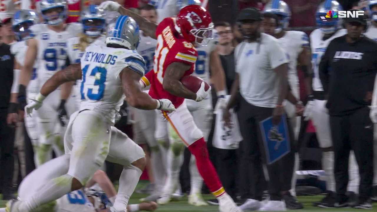 Kansas City Chiefs wide receiver Nikko Remigio's 20-yard punt return ...