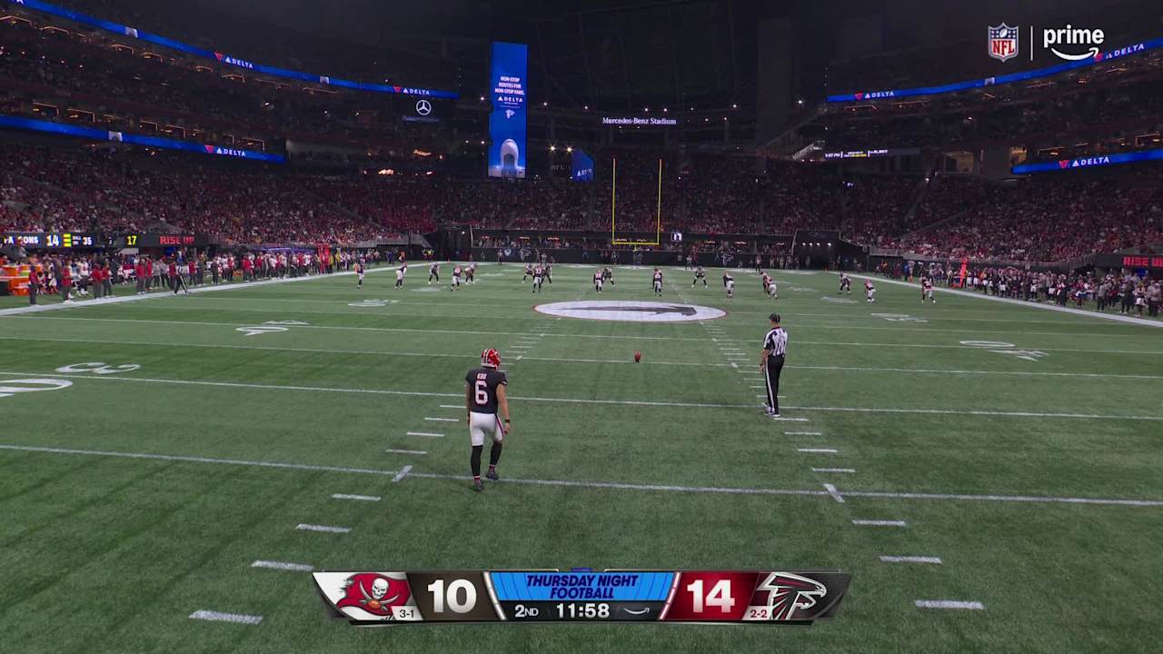 Tampa Bay Buccaneers running back Sean Tucker's 53-yard kick return ...