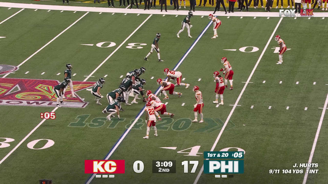 Kansas City Chiefs' defensive end George Karlaftis trips Philadelphia ...