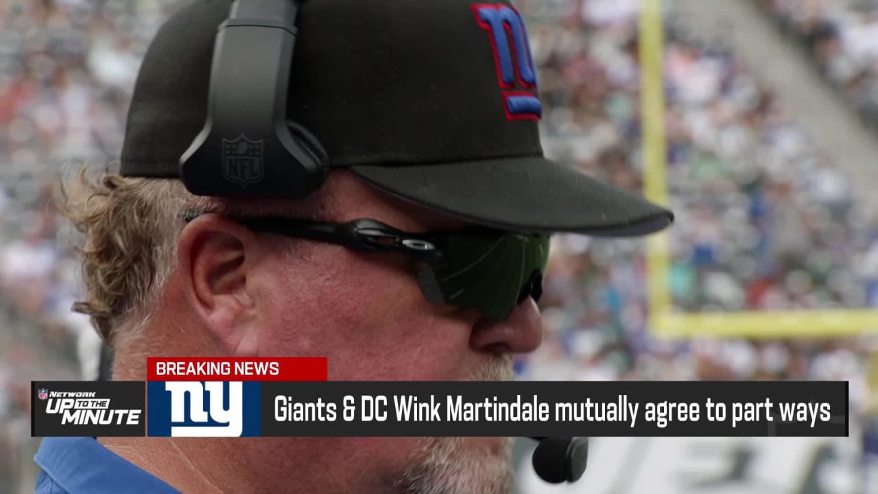 NFL Network's Tom Pelissero: New York Giants and DC Wink Martindale 'have mutually agreed' to ...