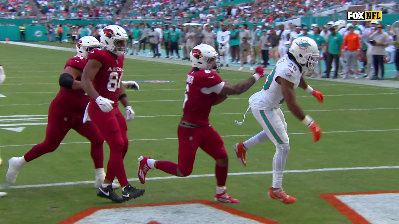 Arizona Cardinals running back James Conner's fourth TD run of '24 ...