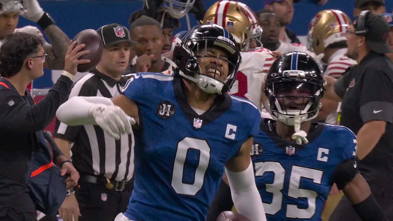 Bobbled interception! Indianapolis Colts cornerback Camryn Bynum scoops ...