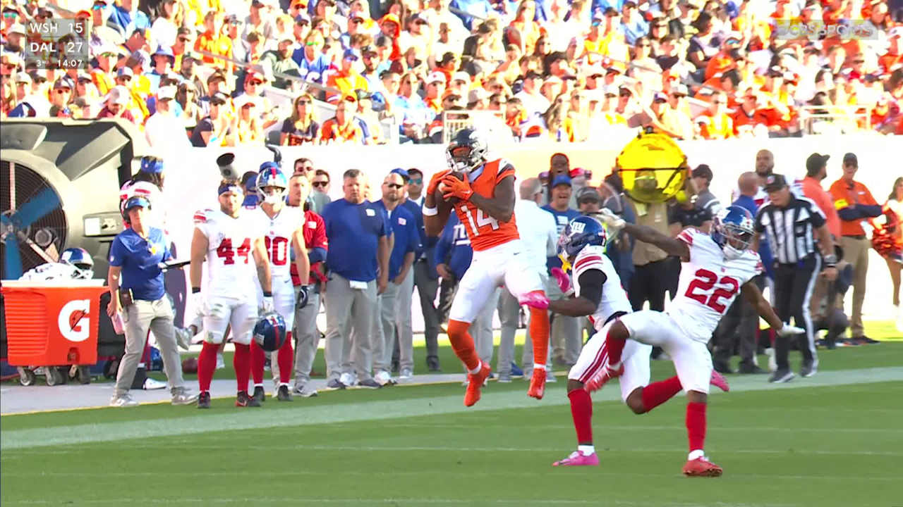 Denver Broncos quarterback Bo Nix-wide receiver Courtland Sutton ...