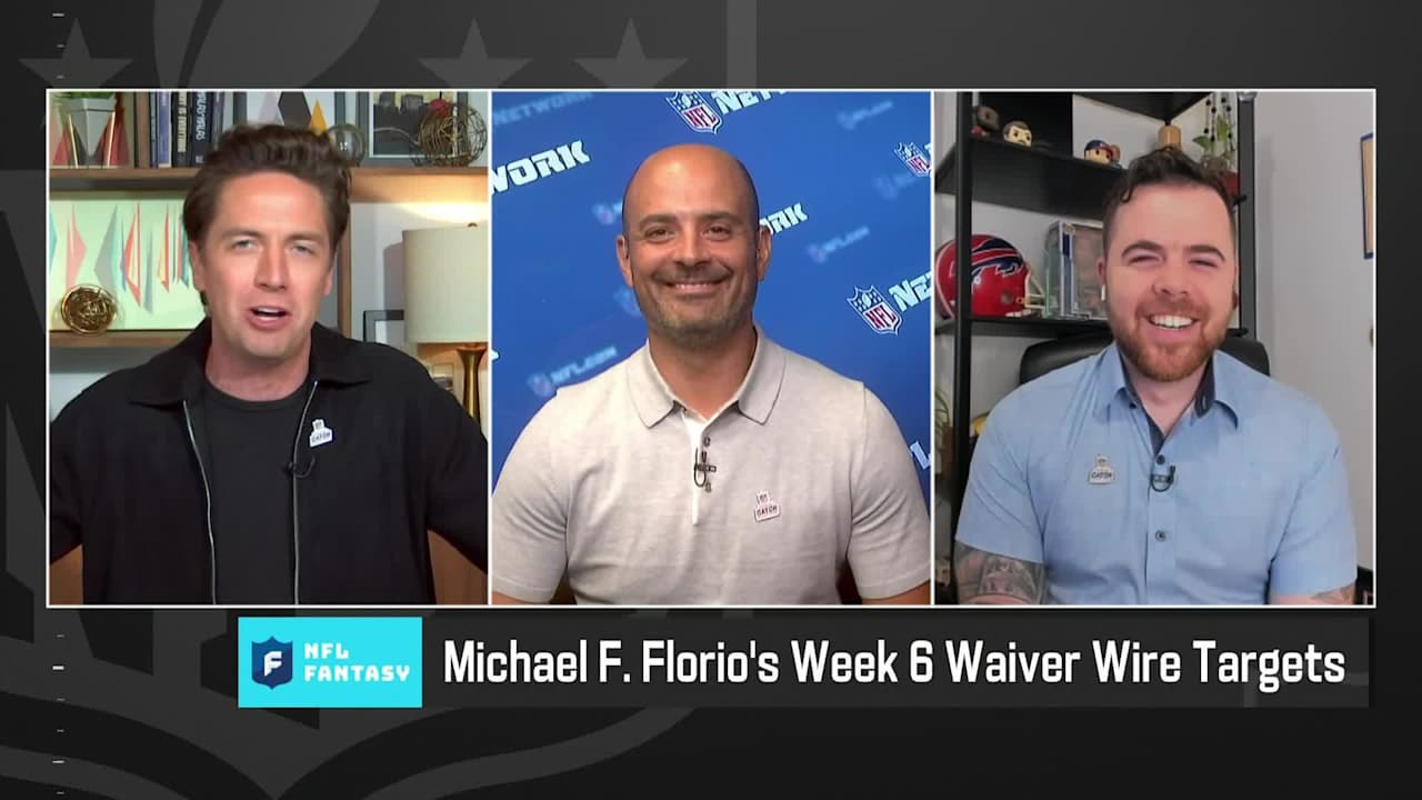 NFL Fantasy Analyst Michael F. Florio's Week 6 waiver wire targets ...