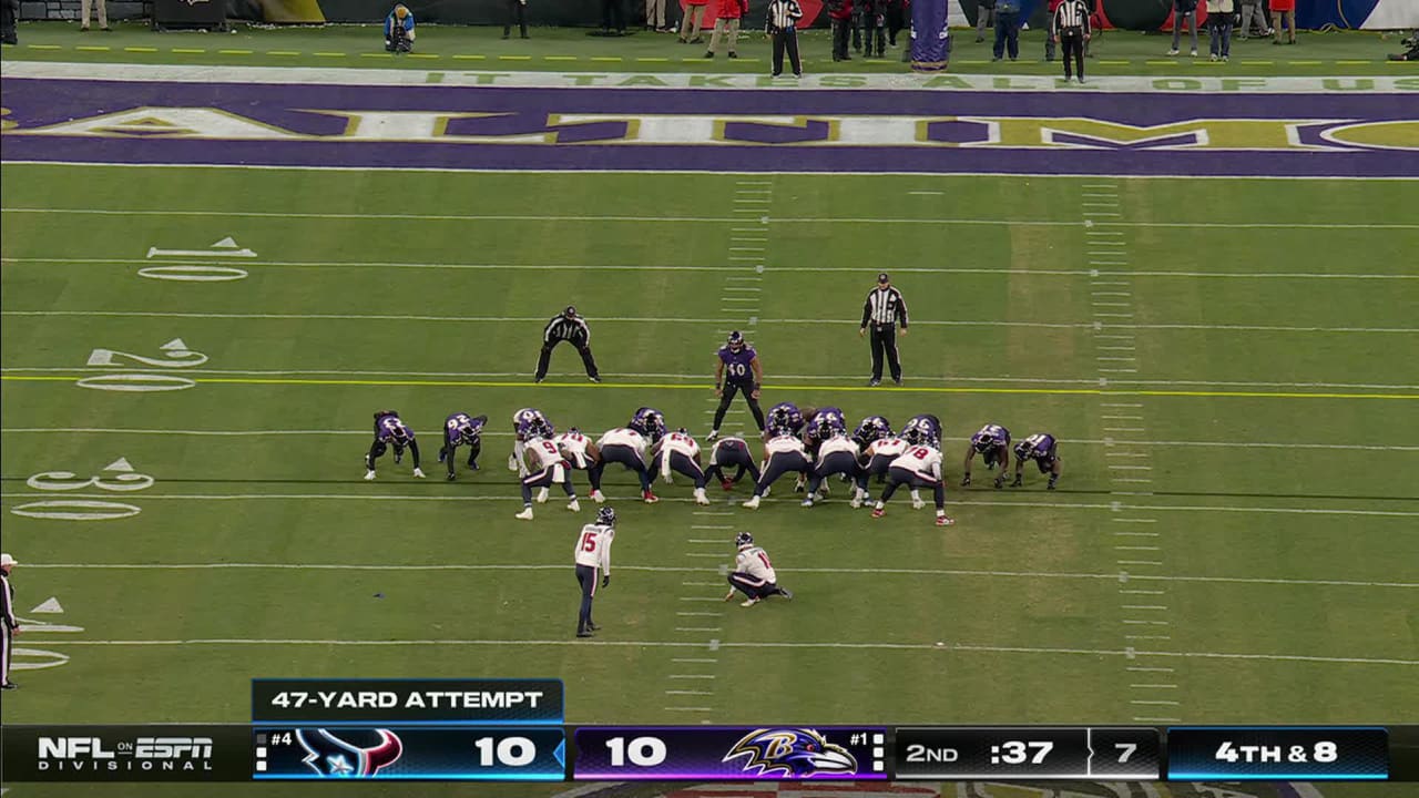 Houston Texans kicker Ka'imi Fairbairn's first missed FG inside of 50 ...