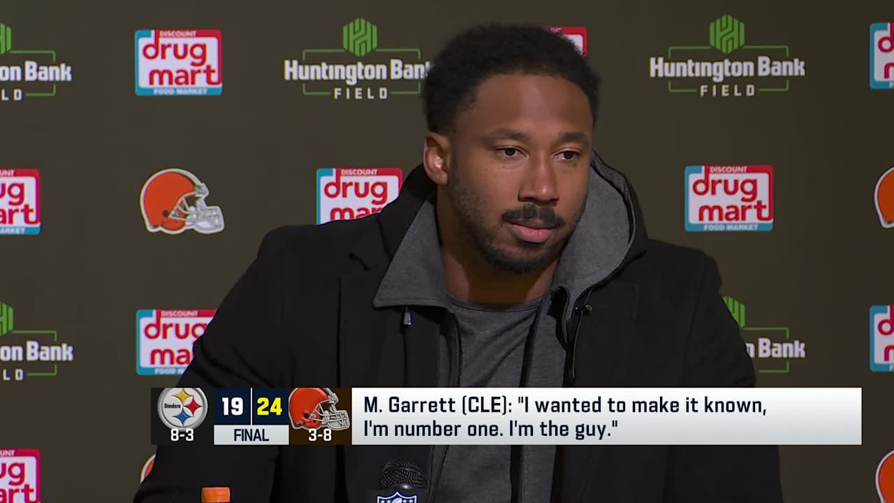 Cleveland Browns defensive end Myles Garrett: 'I wanted to make it ...