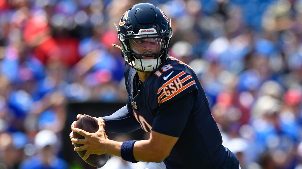 Bears rookie QB Caleb Williams showcases arm, improv skills in ...