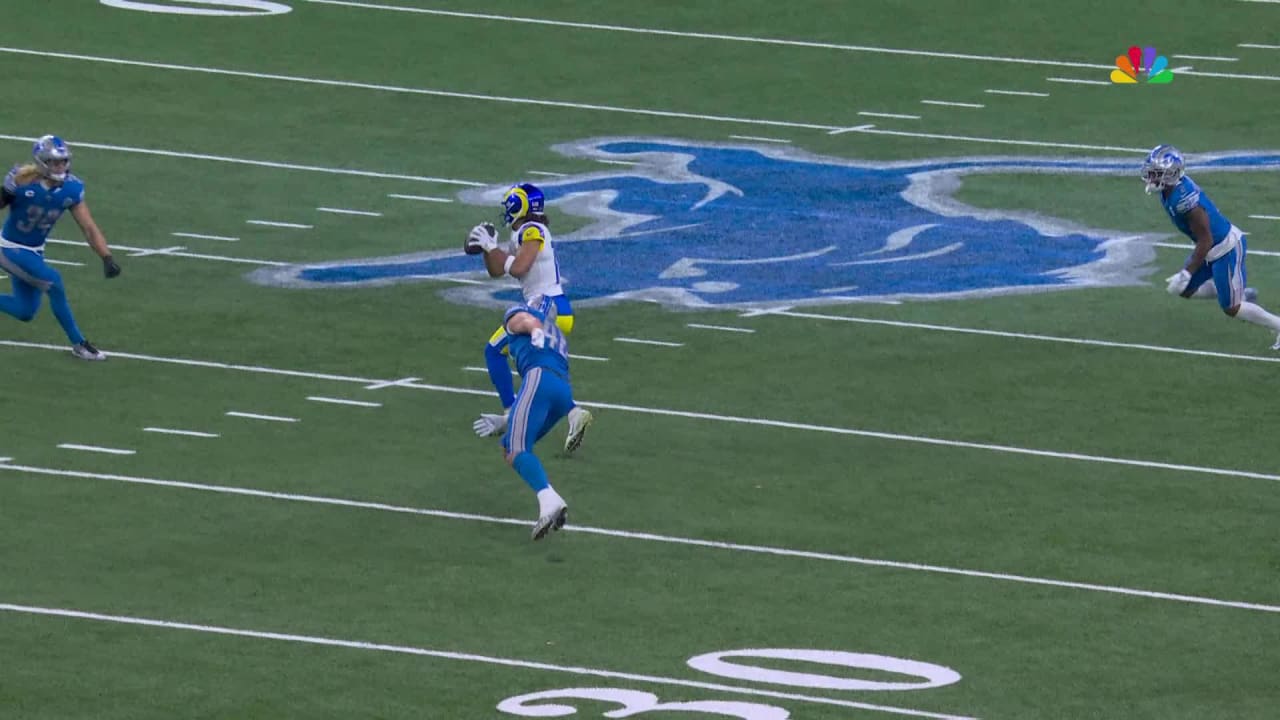 Los Angeles Rams rookie wide receiver Puka Nacua's 21-yard catch puts WR above 100-yard mark ...