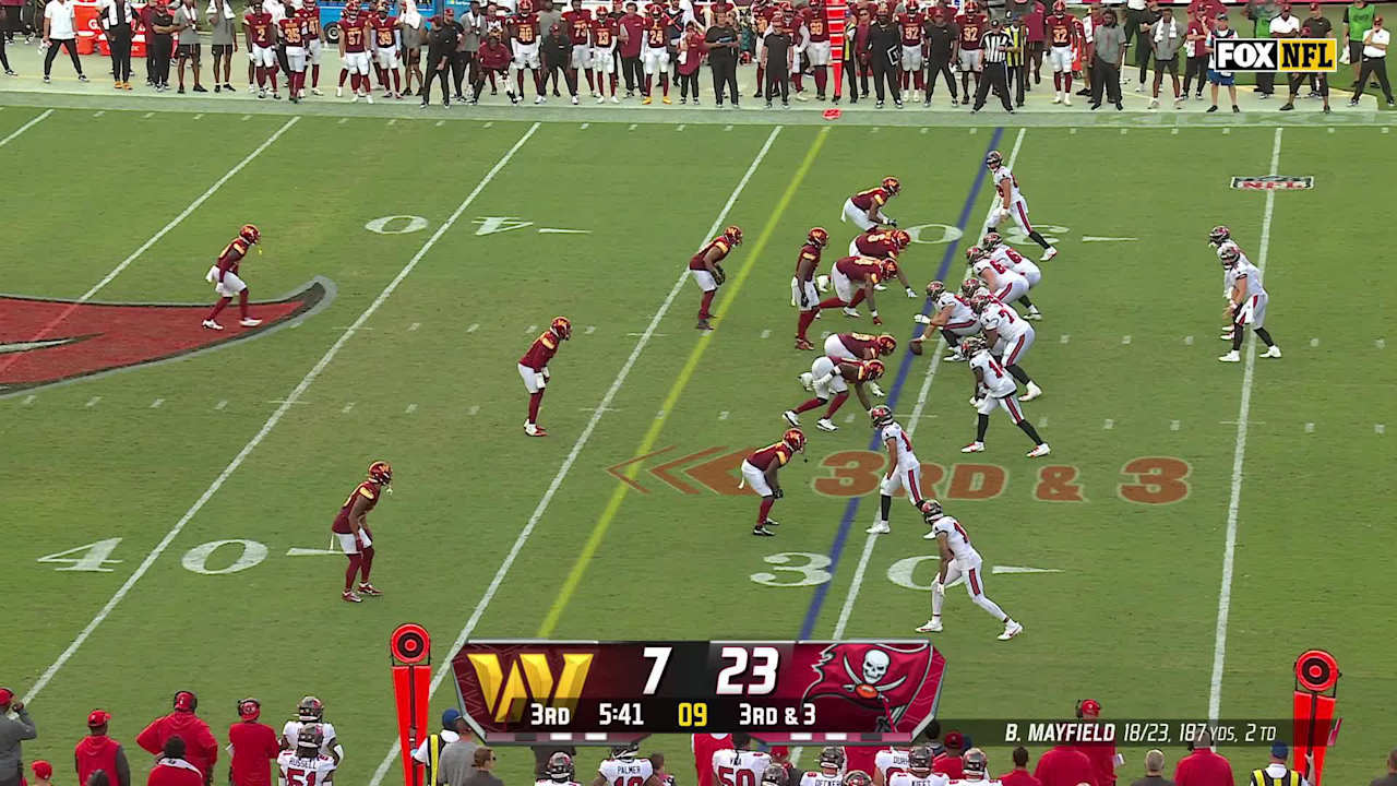 Washington Commanders defensive end Clelin Ferrell shuts down Tampa Bay ...