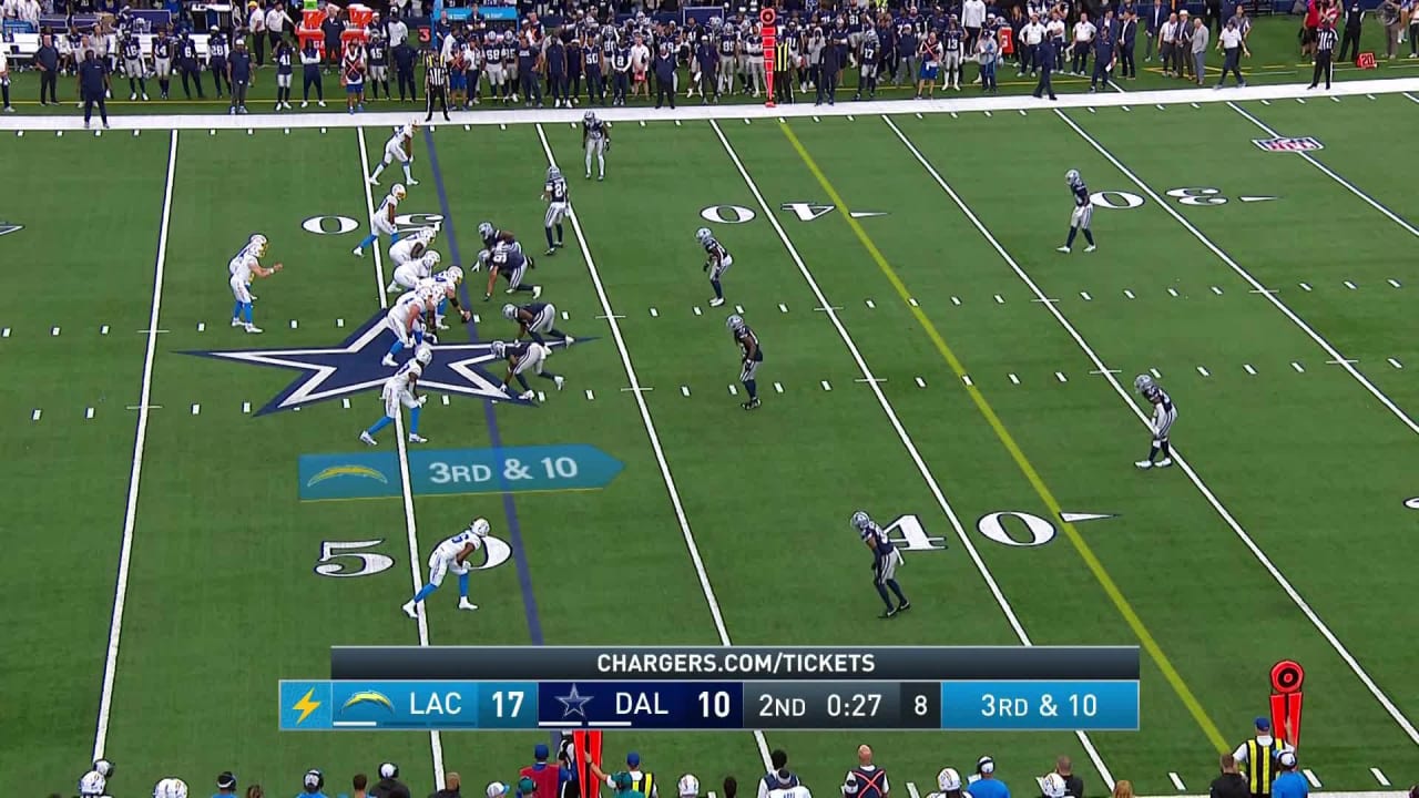 Dallas Cowboys safety Julius Wood lays the lumber on Cornelius Johnson ...