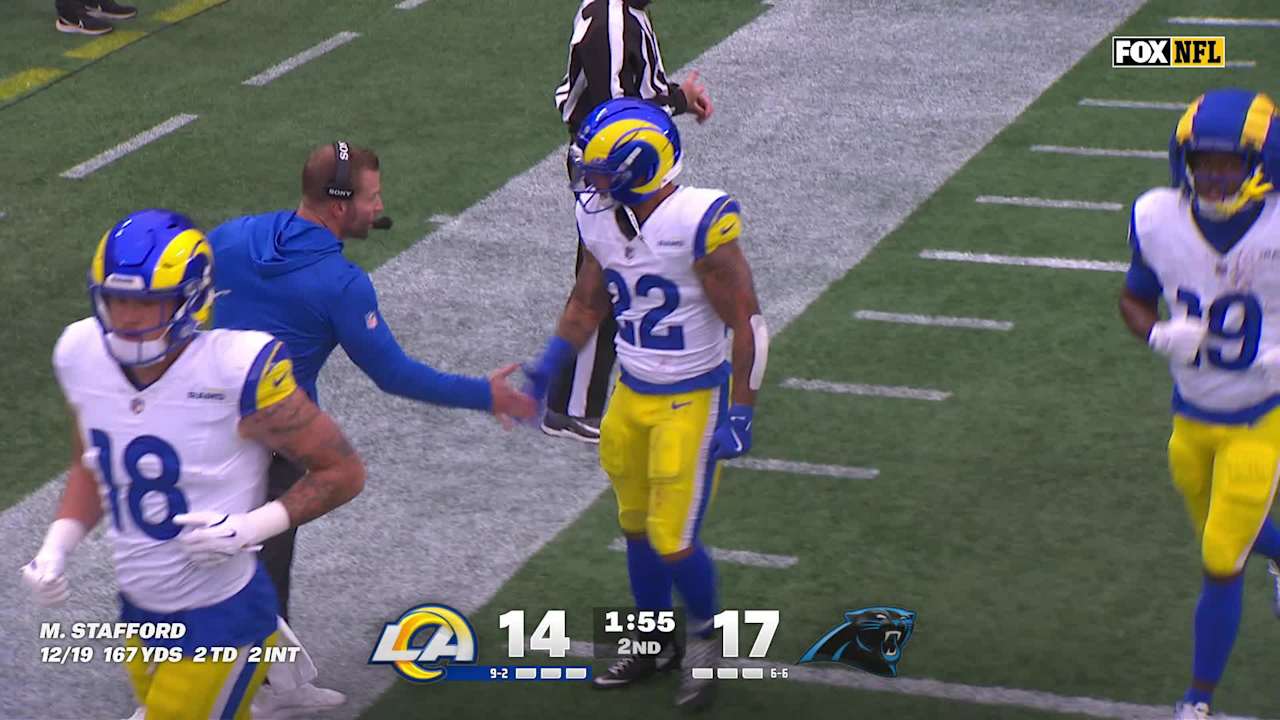 Los Angeles Rams running back Blake Corum's first touchdown since Week ...