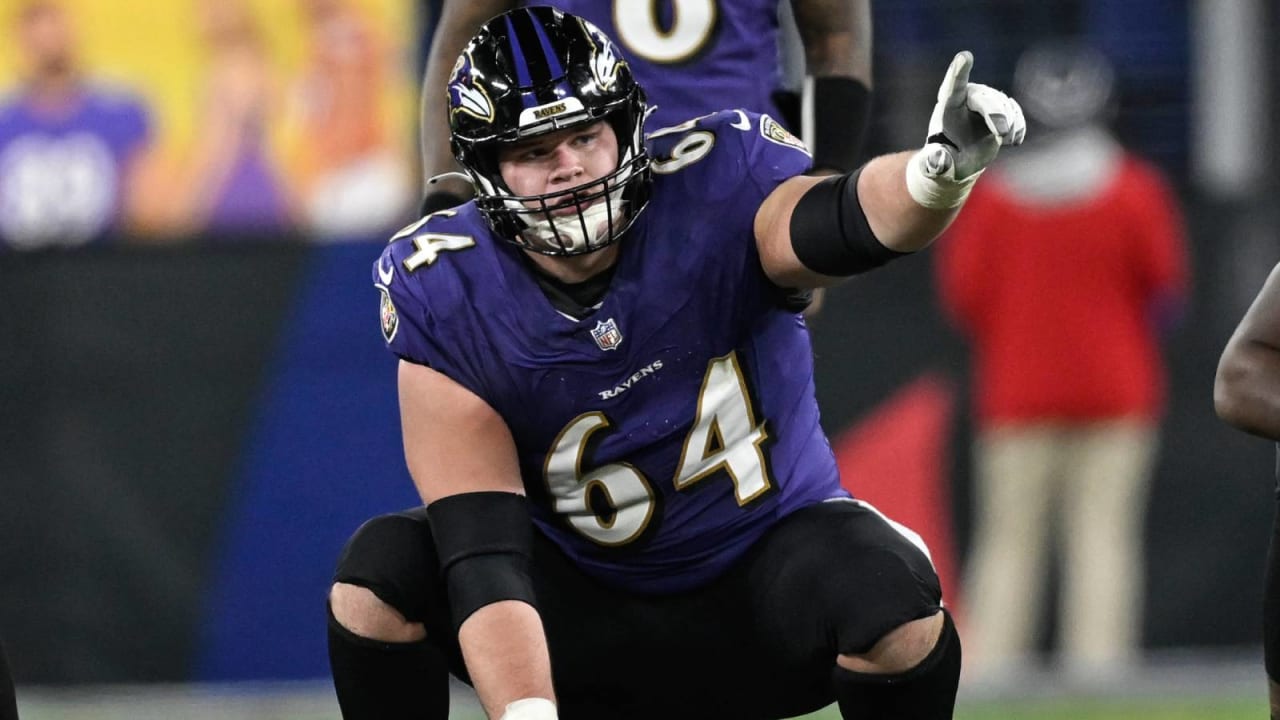 Ravens' Tyler Linderbaum confident in Baltimore's offensive line ...