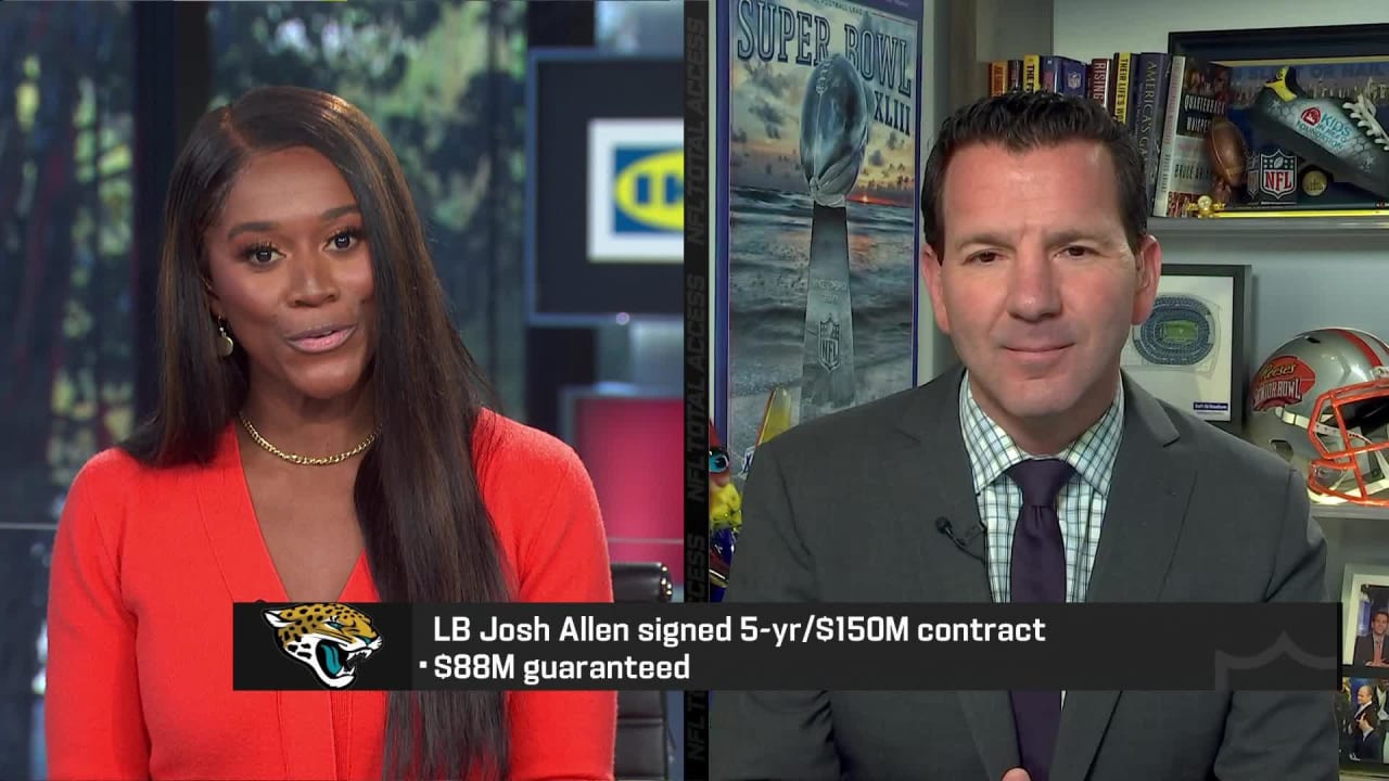 NFL Network's Ian Rapoport: Edge rusher Josh Allen reaches five-year ...