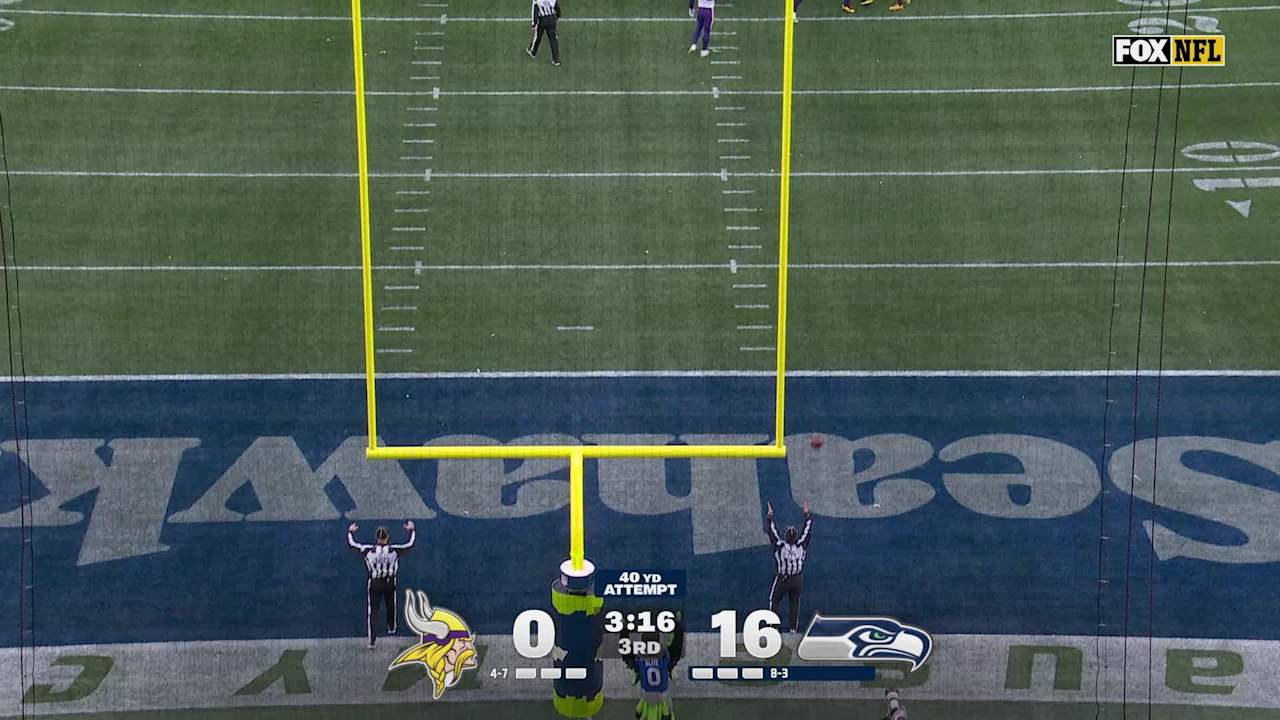 Seattle Seahawks kicker Jason Myers extends Seahawks lead with a 40 ...